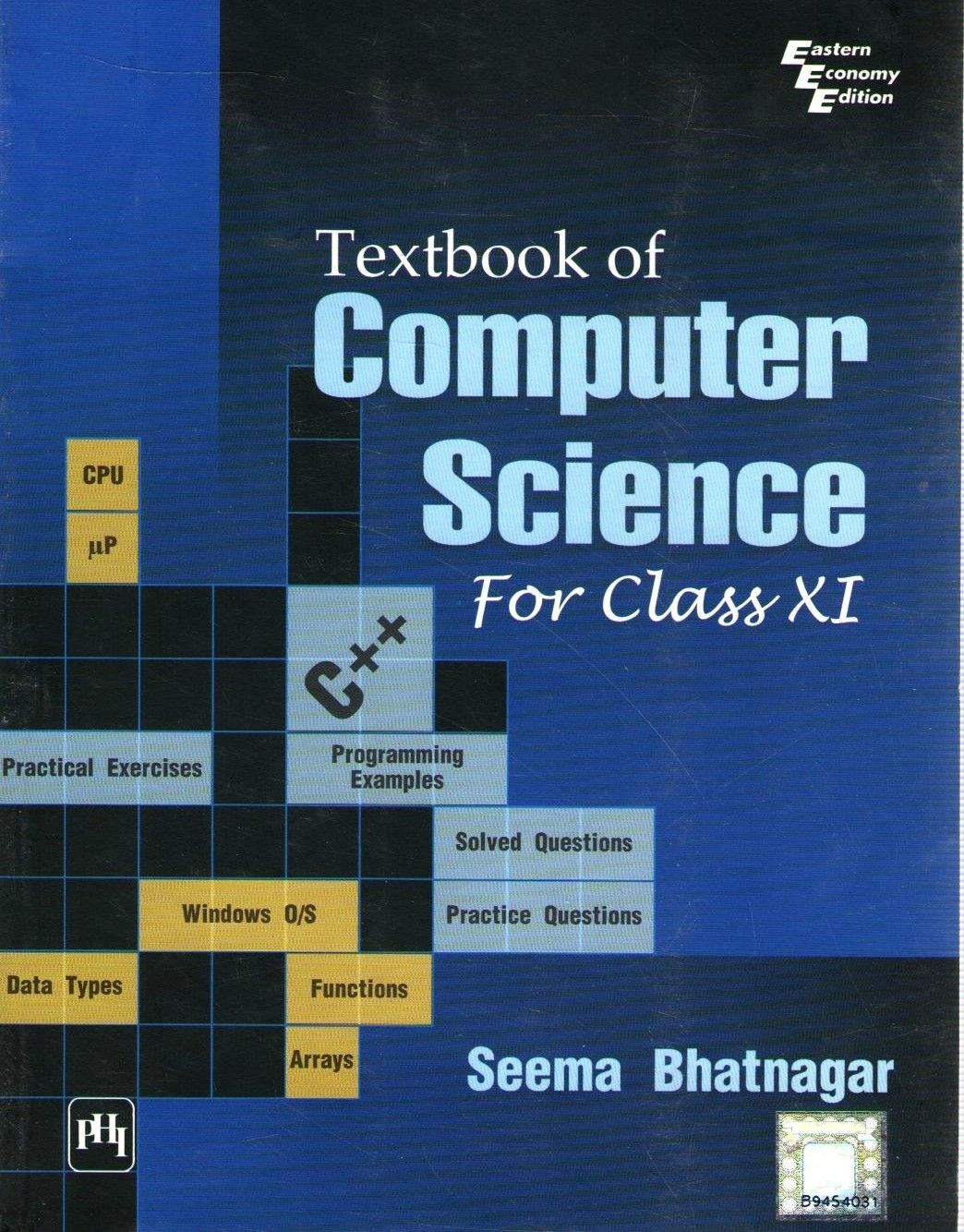 Textbook Of Computer Science For Class Xi English 1st Edition Buy Textbook Of Computer Science For Class Xi English 1st Edition Buy